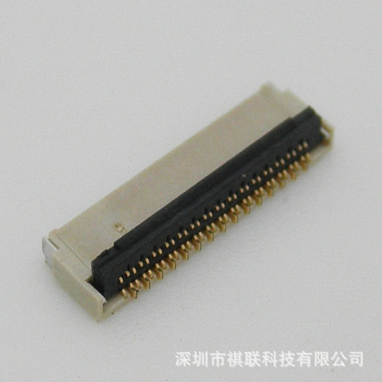 0.3pitch 1.0H 31PIN FPC 连接器 ZIF 后掀双接 上下接超薄屏座-阿里巴巴