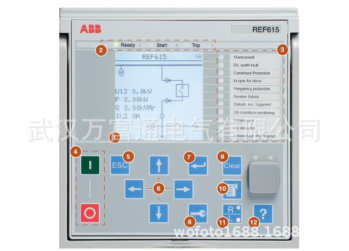 ABB RED615 ABB微机保护装置 ABB数字继电器-阿里巴巴