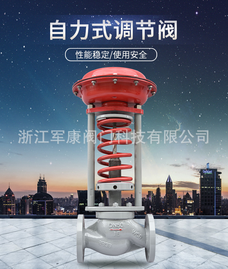 自力式调节阀ZZYP-16C DN20先导式蒸汽减压阀自力式压力调节阀门-阿里巴巴