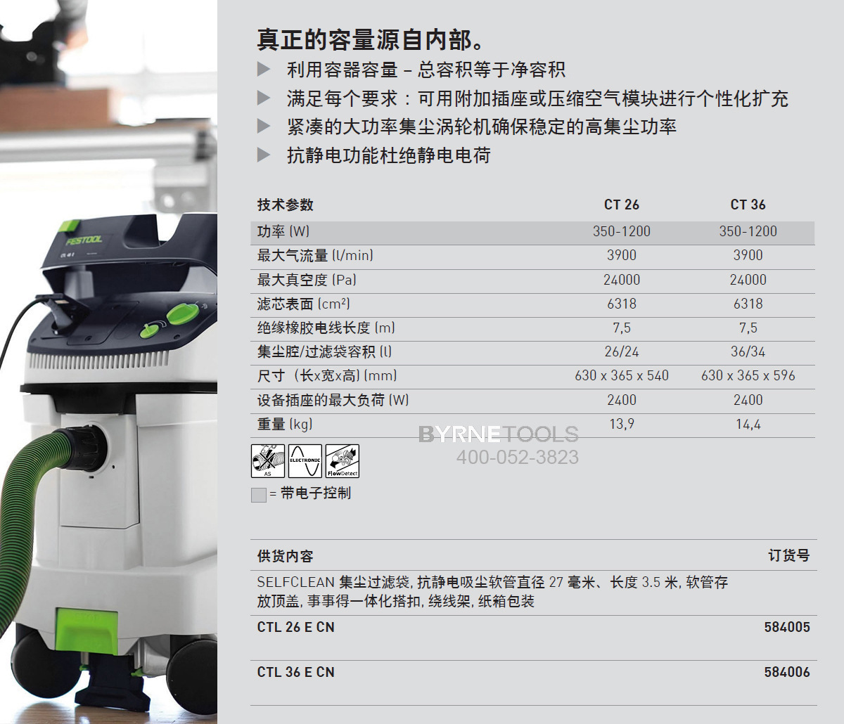 FESTOOL德国费斯托干磨机ETS150吸尘器CT26E集尘一拖二打磨机套装-阿里巴巴