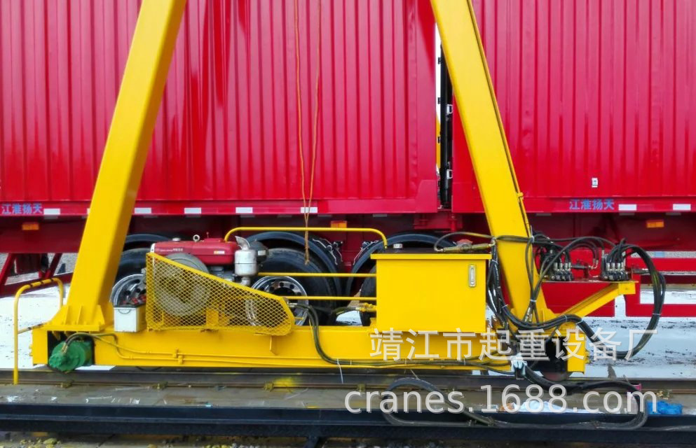 中型龙门吊10t 集装箱门式汽车起重机 20寸集装箱龙门吊 质量保证-阿里巴巴