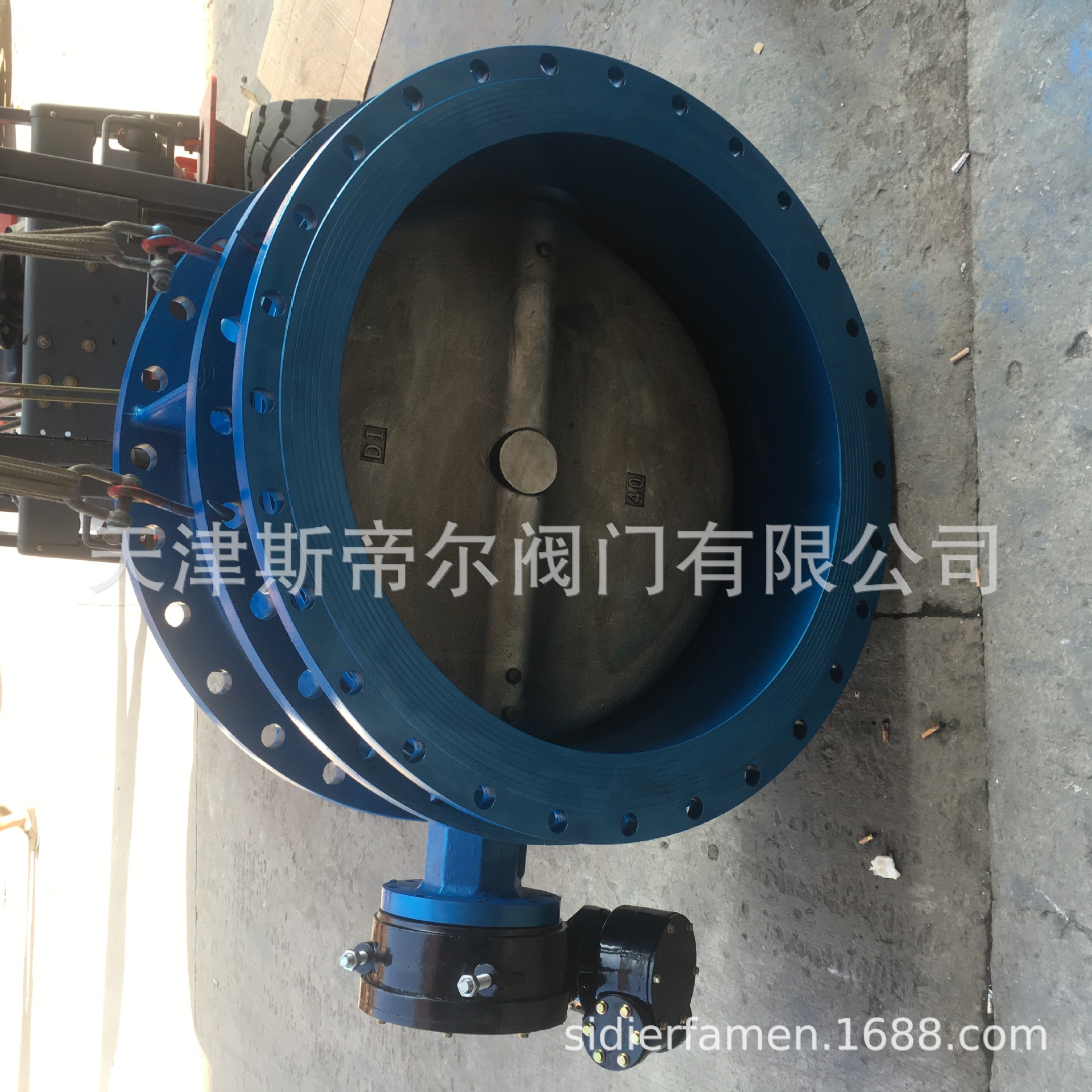 伸缩法兰蝶阀分体双法兰涡轮球墨铸铁蝶阀 天津SD341X-16Q-阿里巴巴