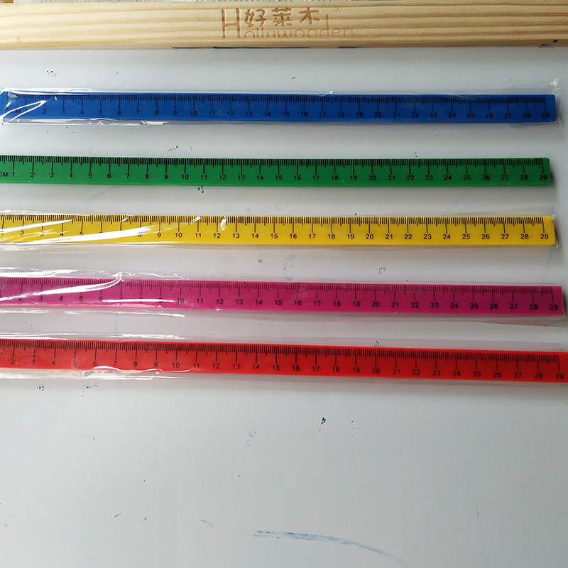 Manufacturer wholesale plastic magnetic ruler magnetic scale long ruler ...