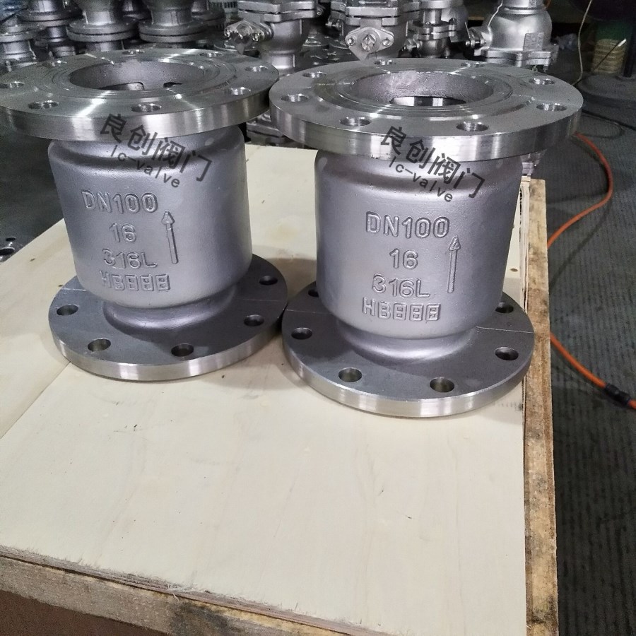 立式不锈钢止回阀H42W-16RL DN100 316L单向止回阀-阿里巴巴