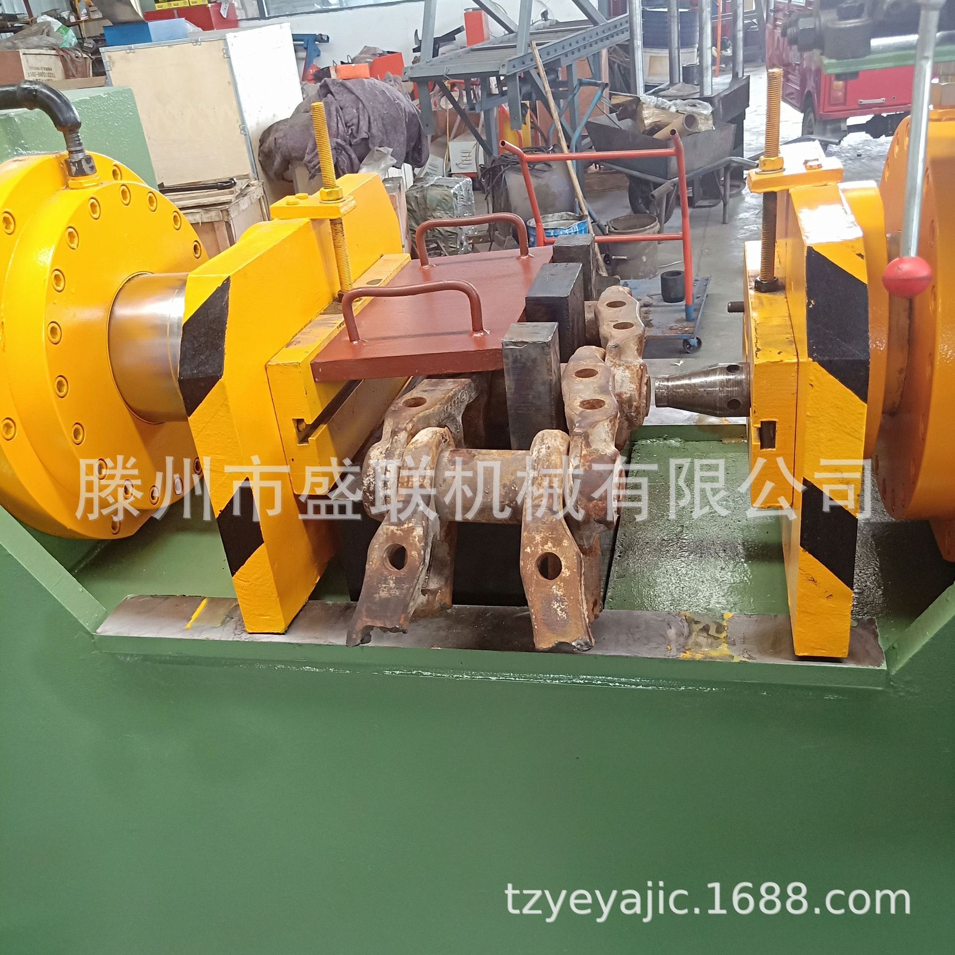 履带链条翻新压链机手动推送 链条翻新机 400吨双缸链条拆装机-阿里巴巴