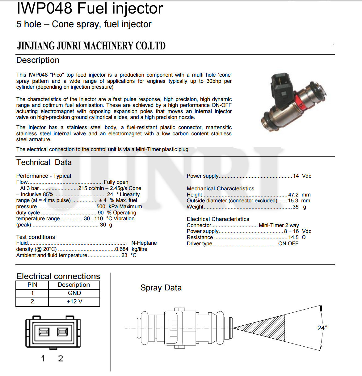 Agusta 750 F4 Fuel Injector, Weber Marelli - Iwp048 Mv Agusta 750 F4 ...