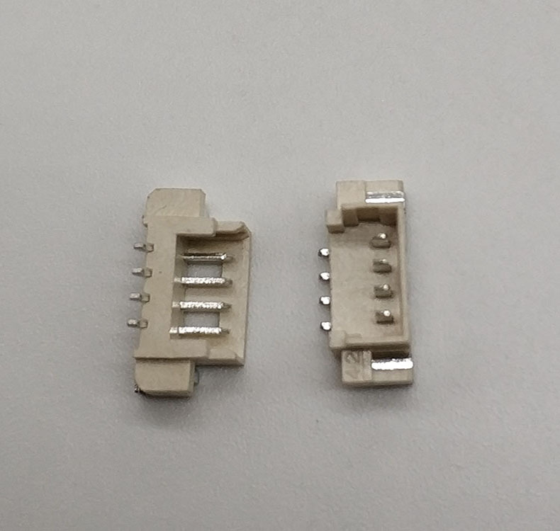 1.0/1.25 SMT卧式贴片连接器2P3P4P5P6P8P10P 立贴加盖 单排插座-阿里巴巴