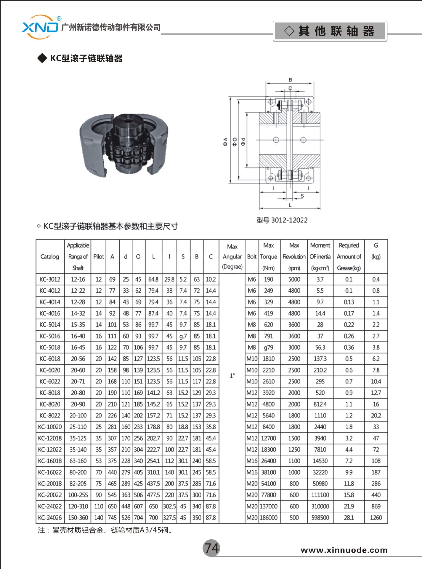 KC/HT8022链轮链条联轴器电厂水泥厂电机减速机用GL双排链联轴器-阿里巴巴