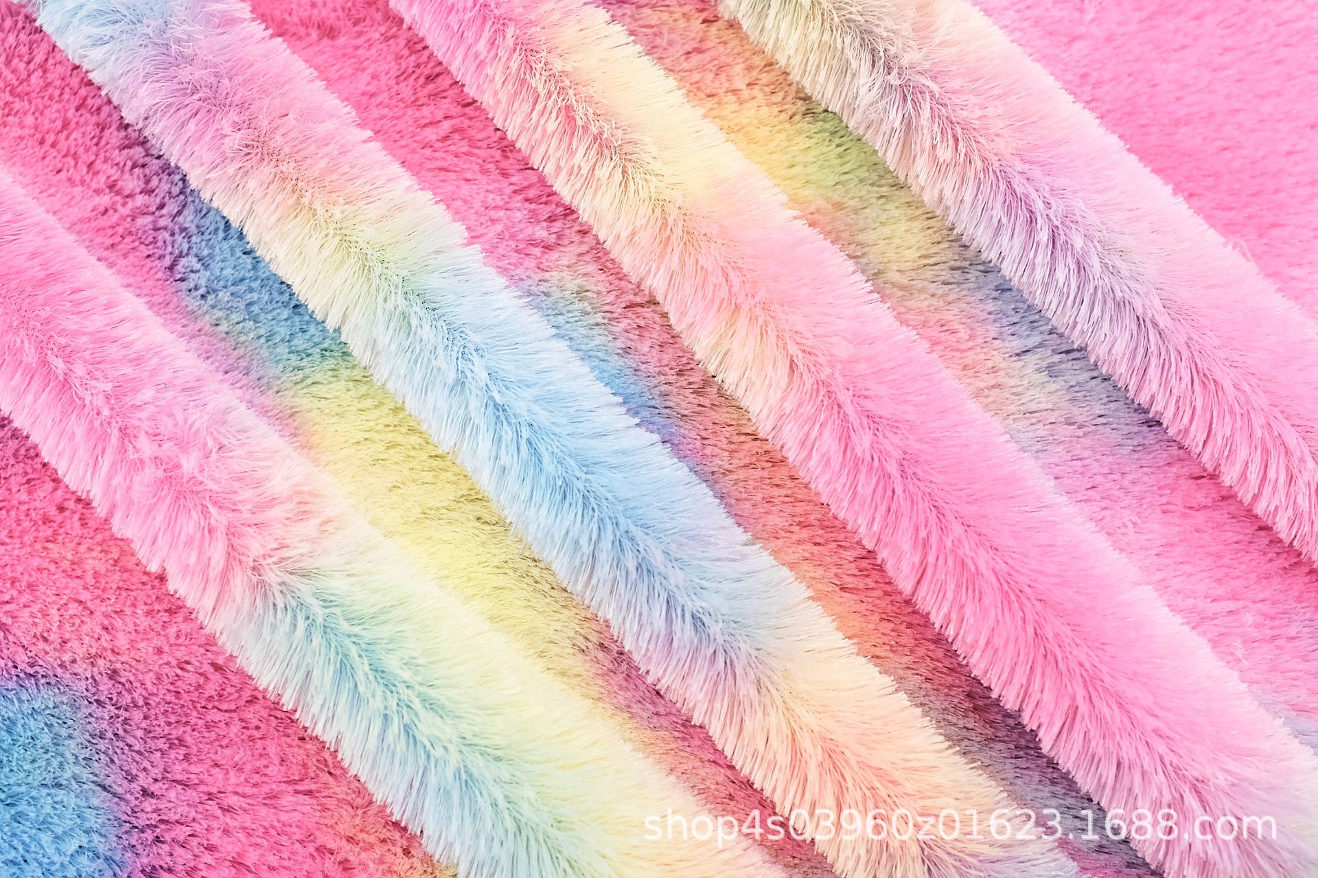 渐变色毛布 扎染毛布 荧光色毛绒布 七彩pv绒 红黄蓝扎染毛绒-阿里巴巴