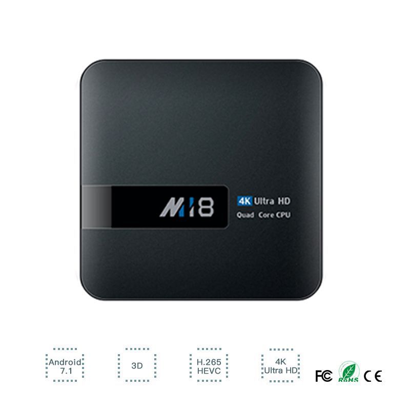 厂家M18 TV BOX S905W 网络OTT Android 7player盒子4K播放器-阿里巴巴