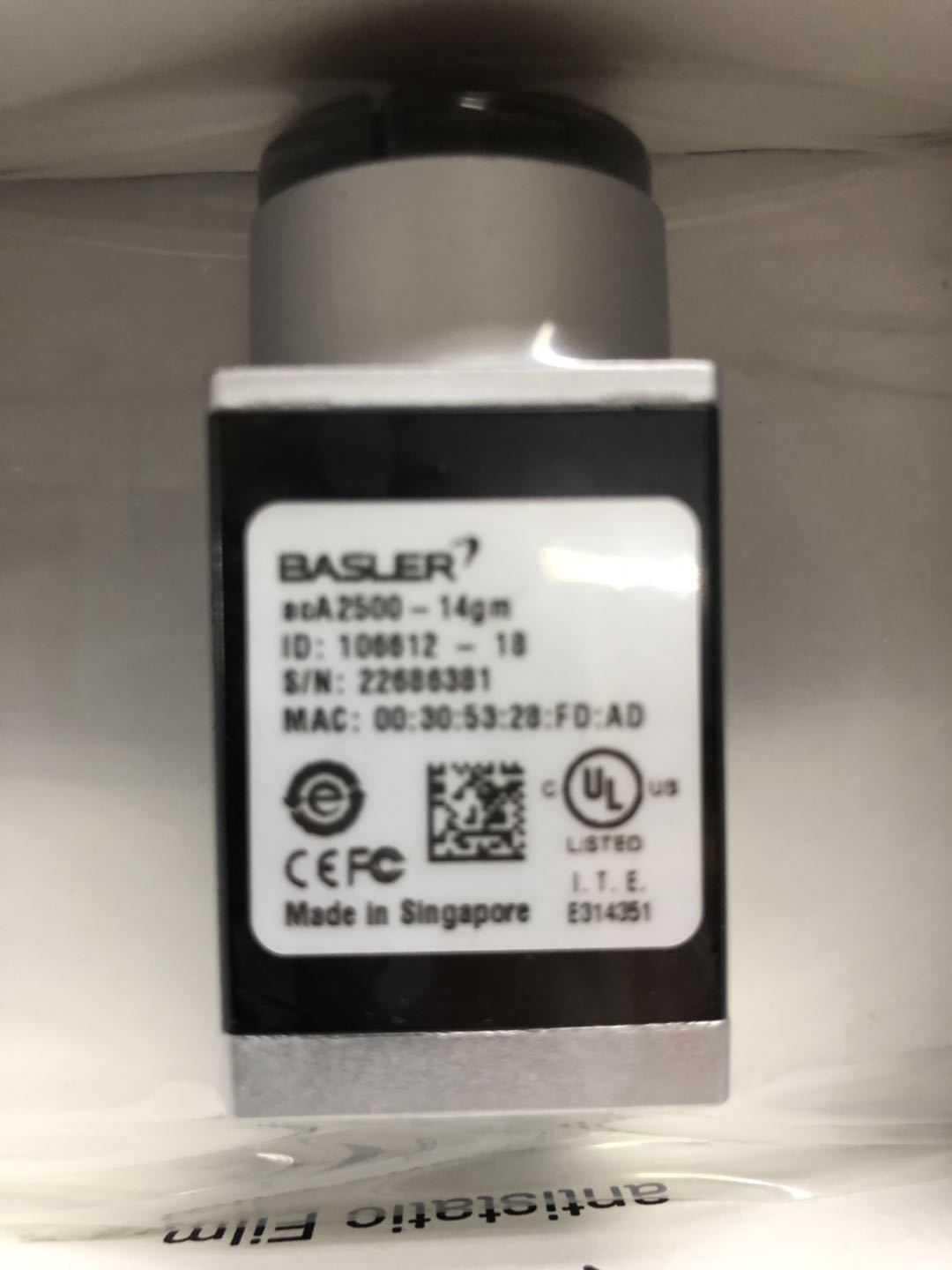 工业相机 BASLER ACA2500-14gm-阿里巴巴