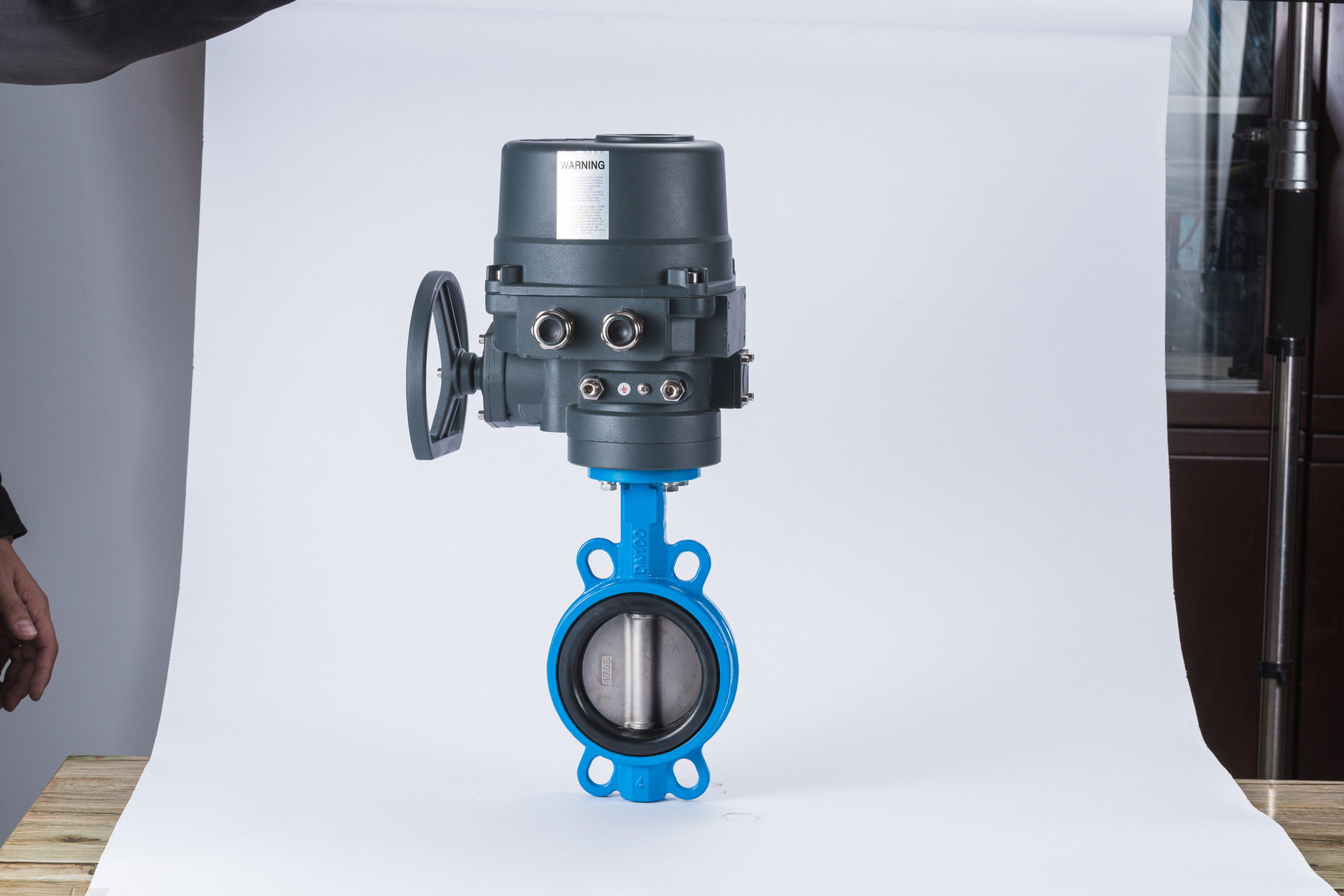 D971X-16Q对夹式蝶阀 QT系列涡轮不锈钢电动对夹蝶阀定制-阿里巴巴