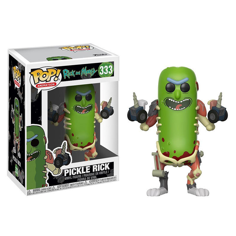 funko pop 瑞克和莫蒂 Rick and Morty 黄瓜 pickle rick 手办-阿里巴巴