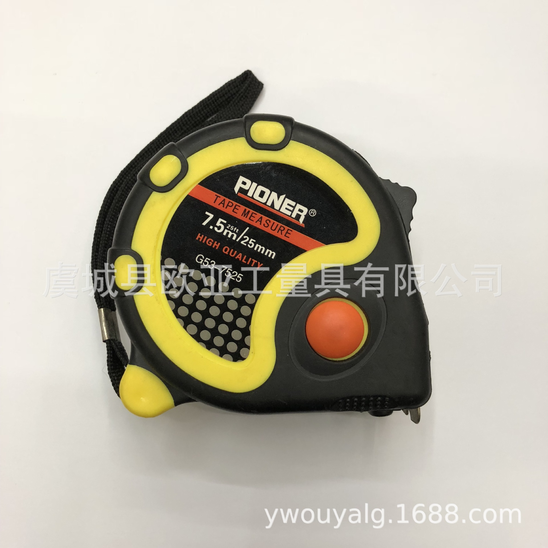 卷尺厂家直销PIONER包胶钢卷尺 三制动包胶防滑耐摔卷尺3米5米7.5-阿里巴巴