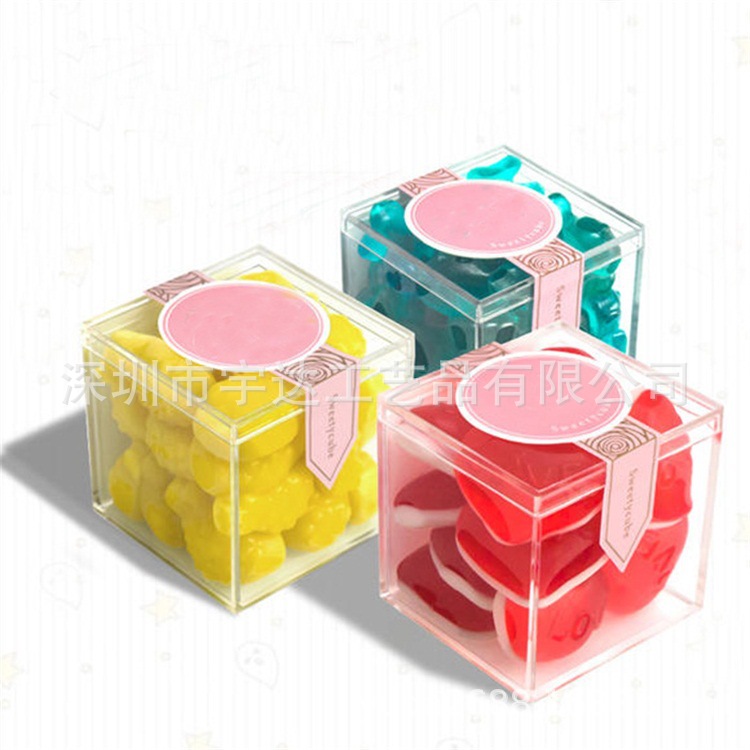 厂家直销高透明盒子，亚克力盒子，有机玻璃盒子，糖果盒-阿里巴巴