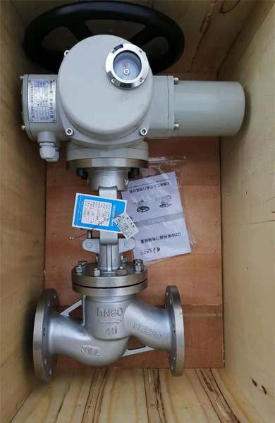 手电两用一体式电动截止阀J941H-16C DN125电动执行器-阿里巴巴