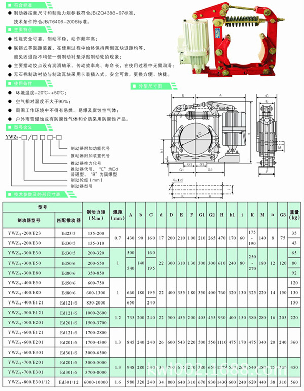 YWZ8-700/D301,YWZ8-700/D201,液压制动器-阿里巴巴