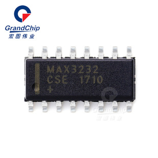 MAX3232CSE+T线路收发2路接收驱动器RS-232通信接口-阿里巴巴