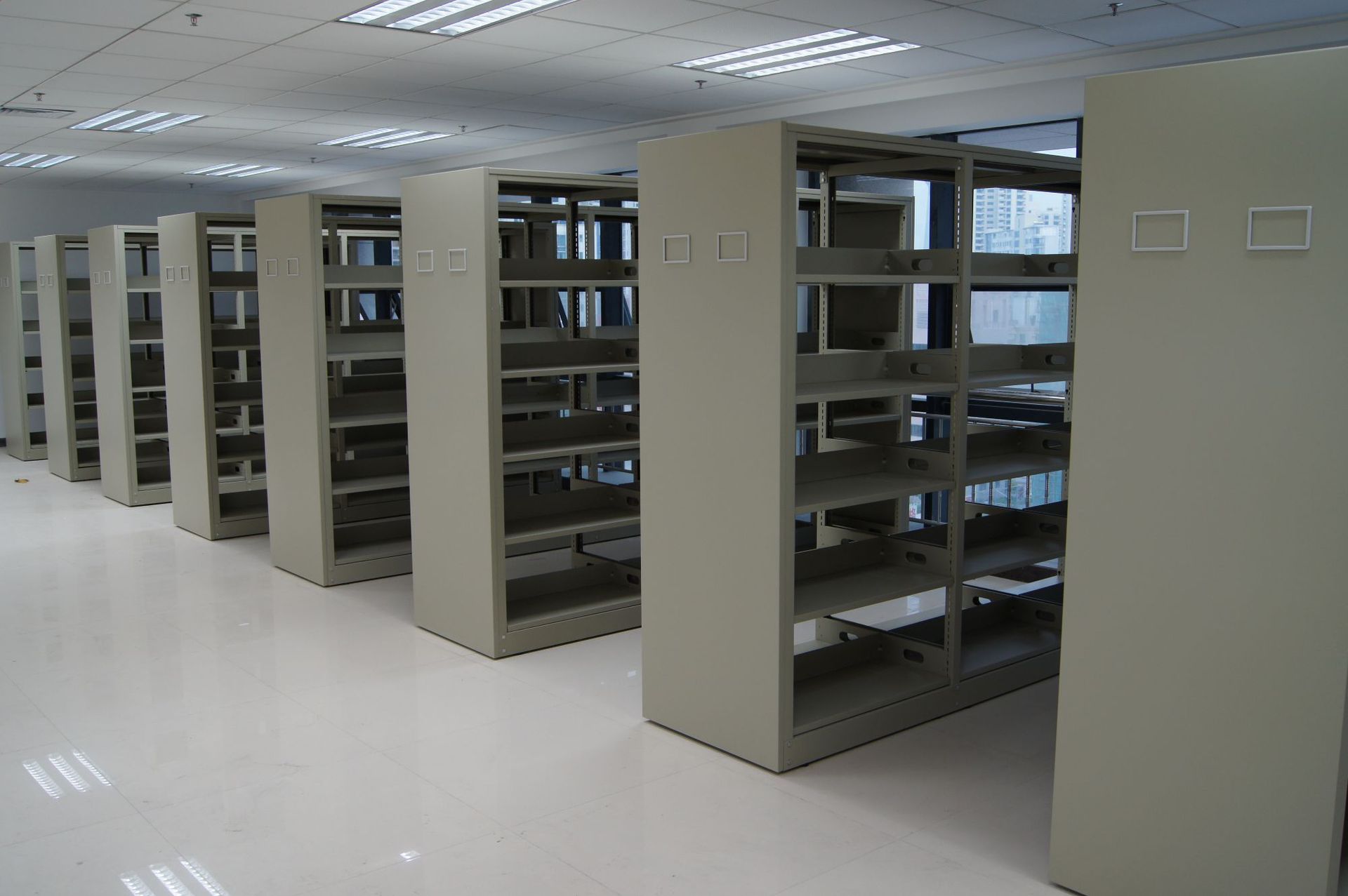 钢木组合书架 六层双面书架 大学图书馆书架定制 书架厂家直销-阿里巴巴