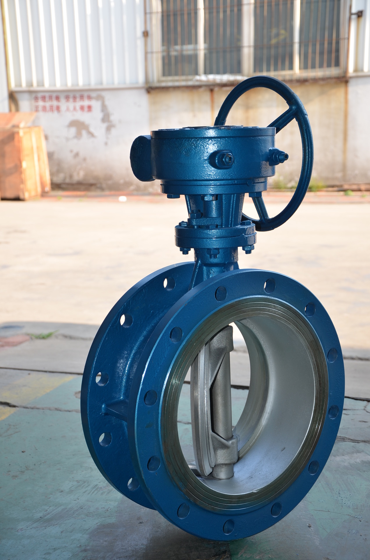 手动三偏心金属密封法兰硬密封蝶阀D343H-16C-阿里巴巴