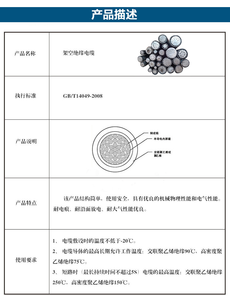 jklyj国标架空线钢芯 JKLGYJ-95钢芯架空线 10KV高压铝芯电缆-阿里巴巴