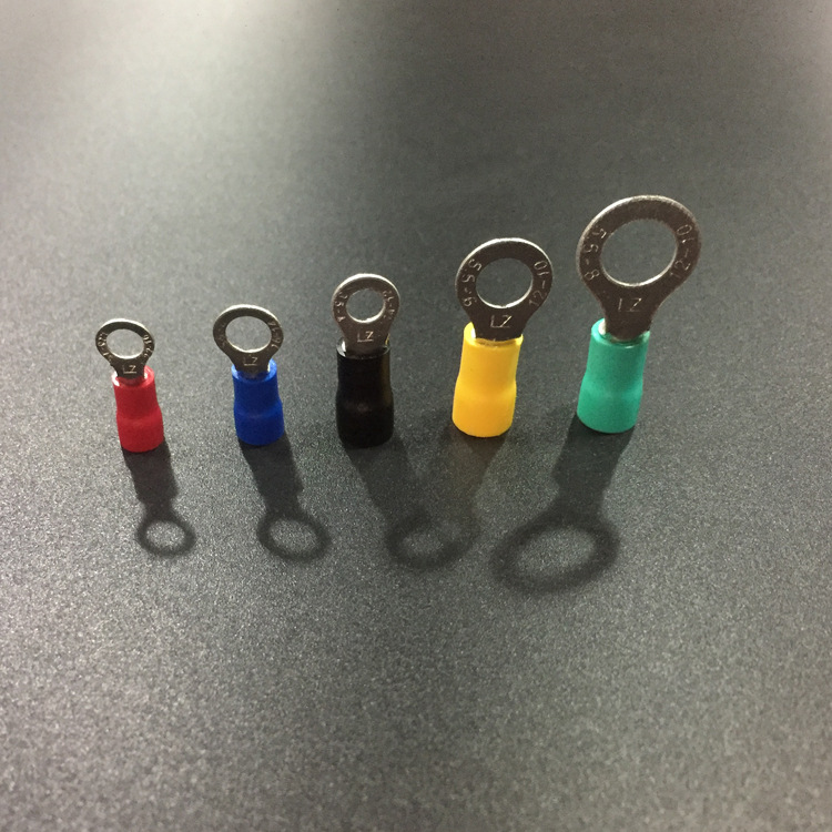 供应优质光伏接地端子RV5.5-8 圆形预绝缘端子 冷压端子 O型-阿里巴巴