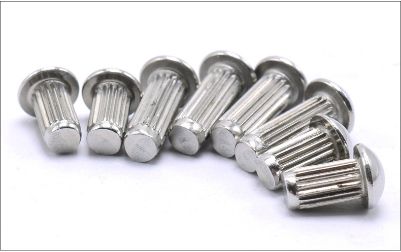 GB827不锈钢304标牌铆钉滚花铆钉花纹铆钉铭牌商标实心铆钉M2M2.5-阿里巴巴