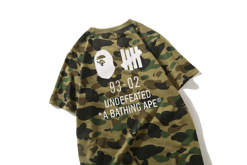 Bape Undefeated Mens Designer T Shirt Men Women High Quality Summer ...
