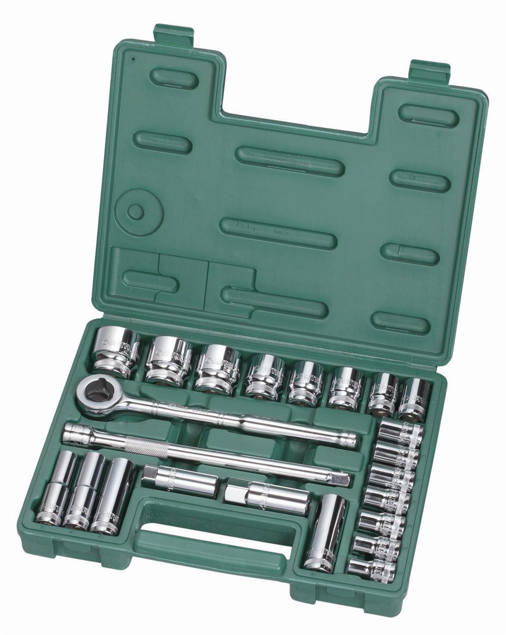 世达SATA工具13件12.5MM棘轮套筒扳手接头汽车维修工具套装 09525-阿里巴巴