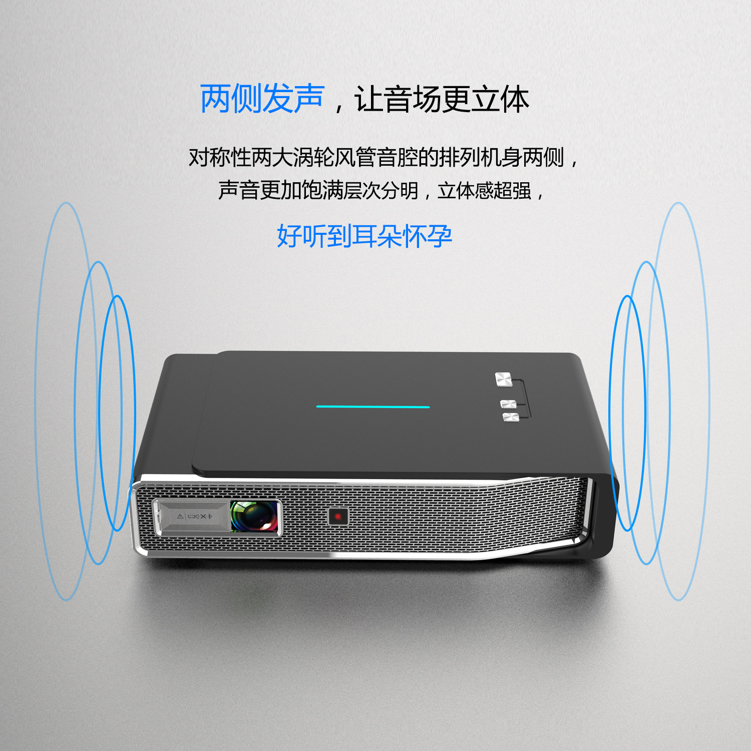 3D投影仪支持1080P高清dlp迷你智能微型投影机便携家用projector-阿里巴巴
