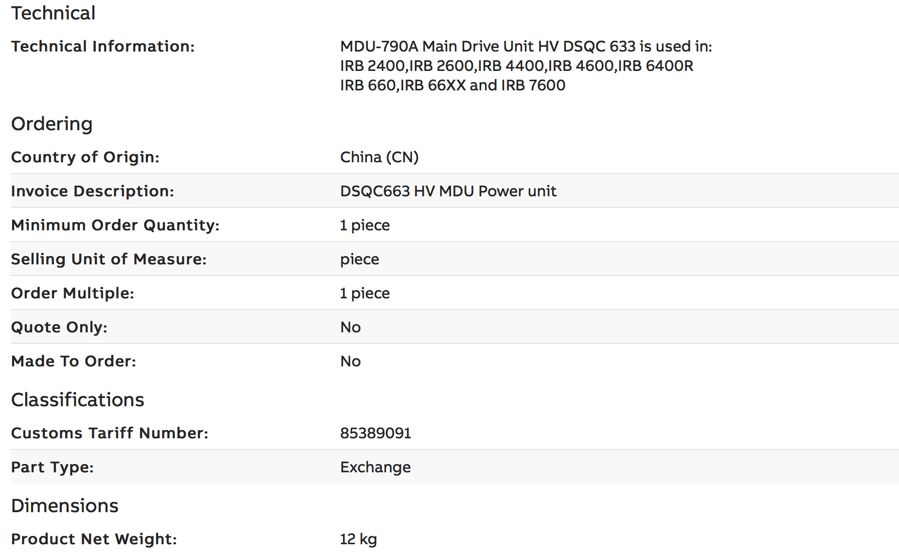 ABB机器人电源模块 3HAC031670-001-阿里巴巴