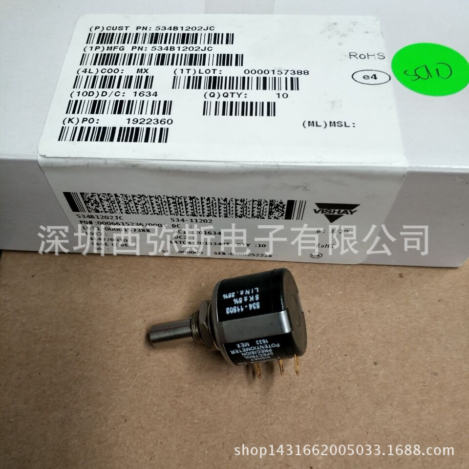 MOD 534 RES 10K Vishay spectrol 全新英国多圈电位器线绕电位器-阿里巴巴
