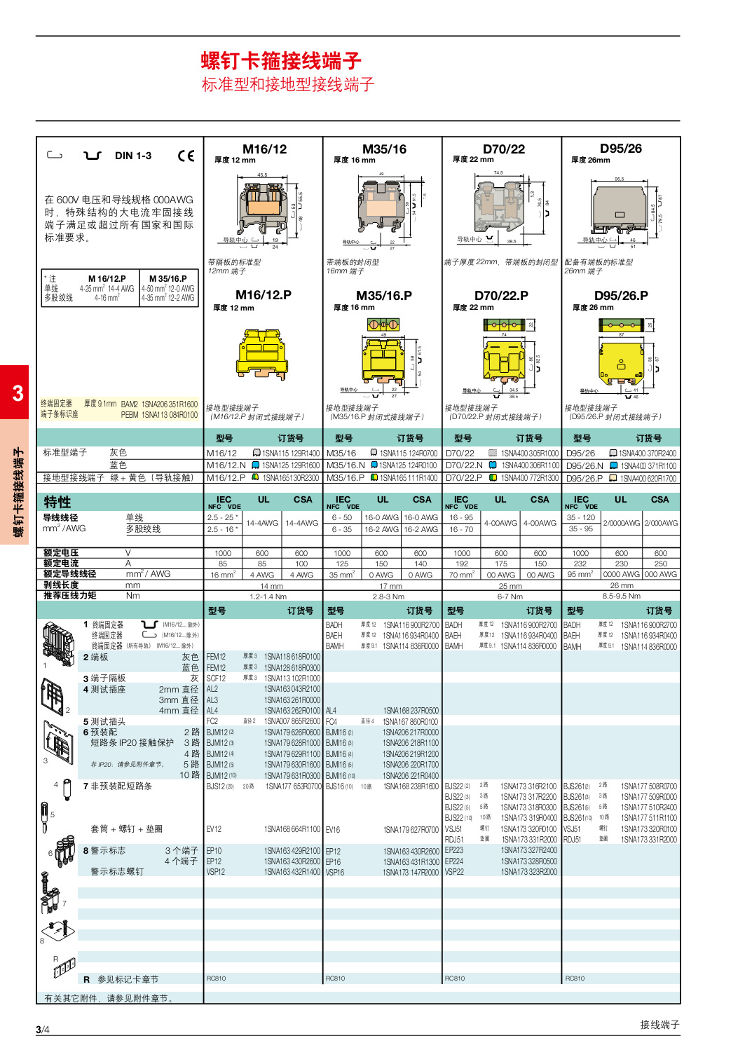 现货ABB配电型接线端子；DBL125；10182508原装正品-阿里巴巴