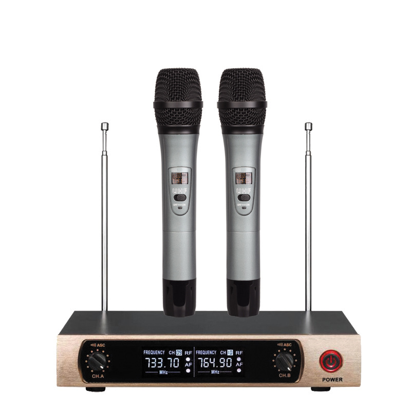 U26 一拖二KTV 家用 无线麦克风 无线话筒 头戴领夹麦-阿里巴巴