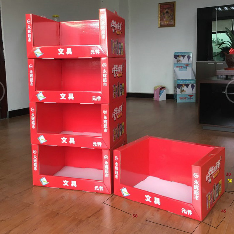 定制纸货架 纸展示架食品纸展架商场纸货架 纸质货架 纸展示盒-阿里巴巴