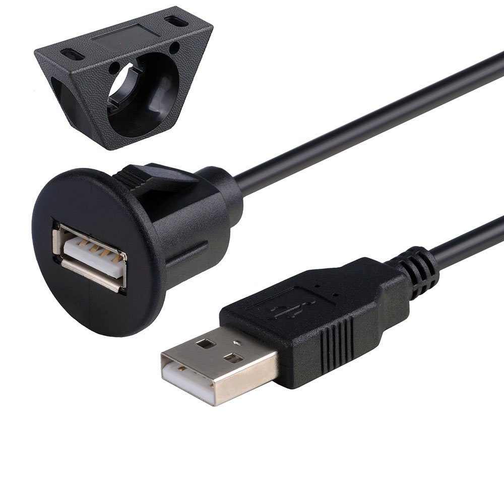 USB面板防水线 汽车仪表盘延长线Usb Extension Lead For Car 1m-阿里巴巴