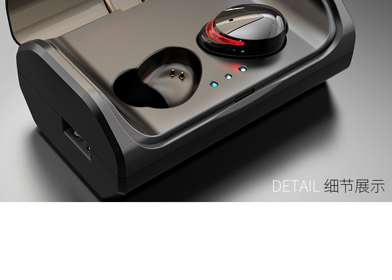 TWS-T8蓝牙耳机无线入耳式5.3音乐耳机双耳新款私模工厂直供代发A-阿里巴巴