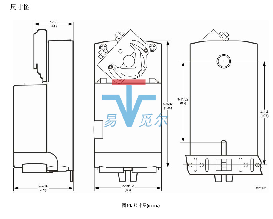 CN7505A2001 风机风门执行器 honeywell霍尼韦尔 电动风阀执行器-阿里巴巴