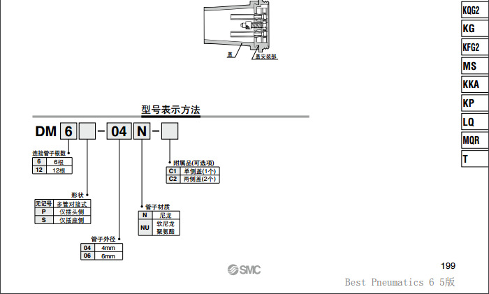 日本SMC原装多管对接式接头DM6S/6P/6-04N/06N/NU-C1/C2正品-阿里巴巴