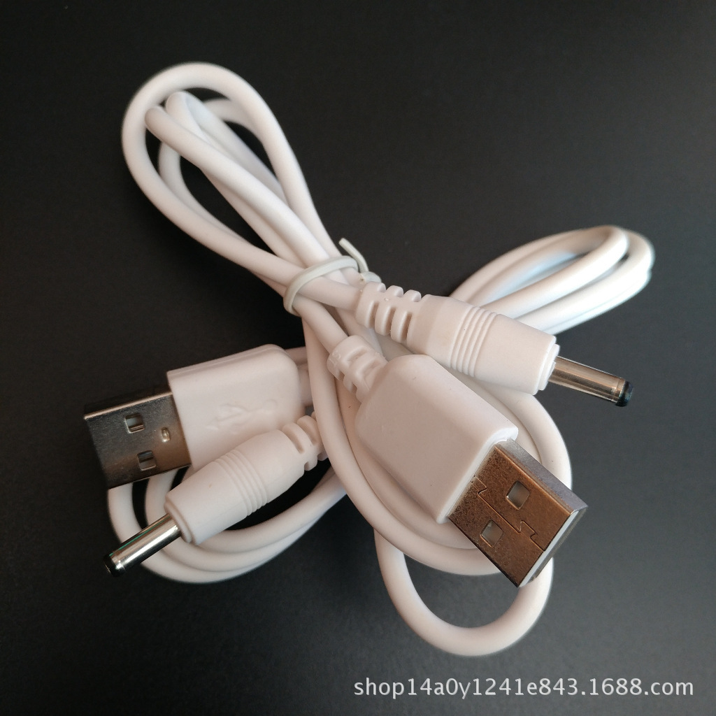 USB转dc3.5充电线 USB电源线dc3.5*1.35直流圆孔充电线DC5.5*2.1-阿里巴巴