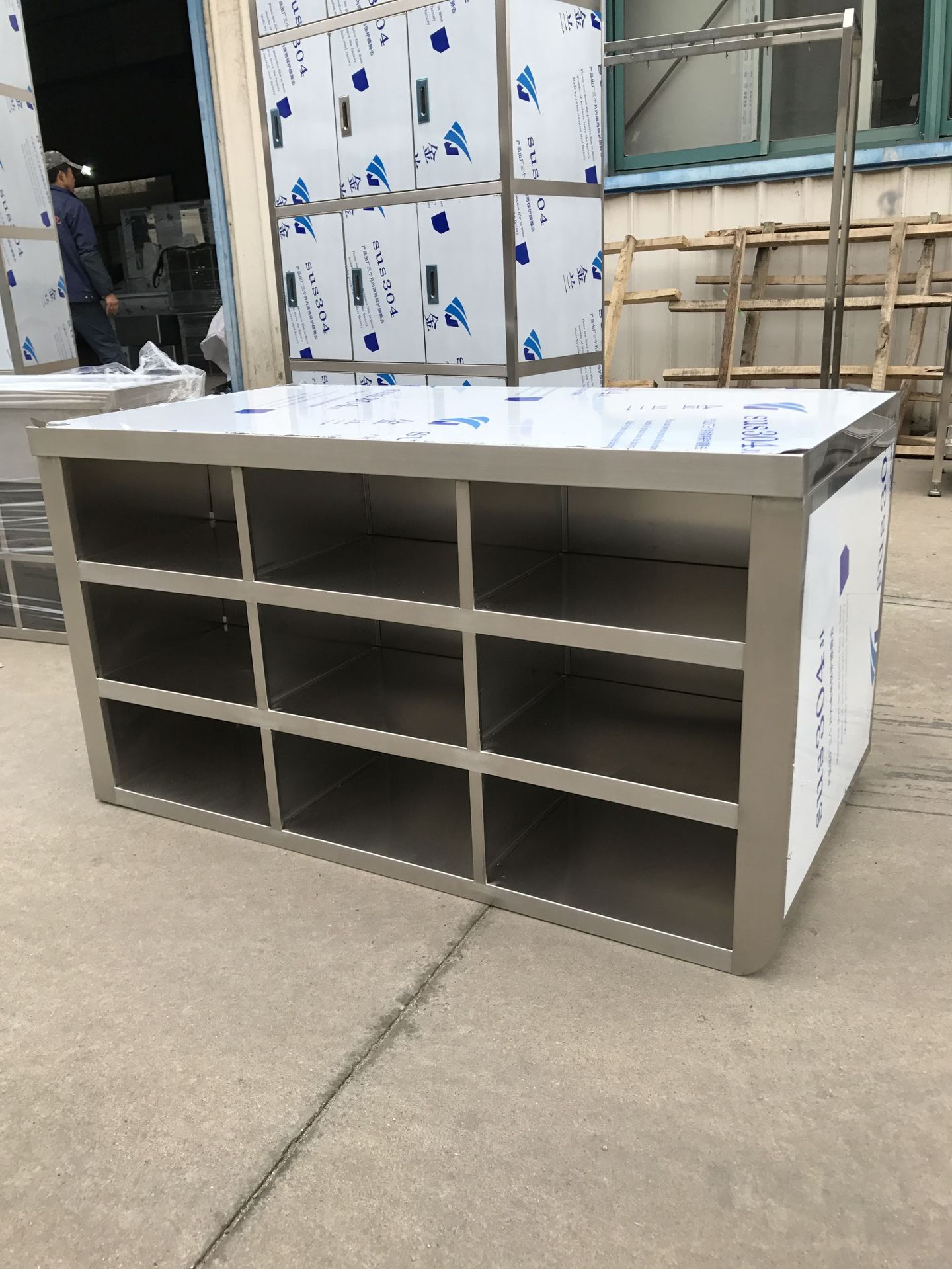 304不锈钢双面鞋柜洁净室实验室不锈钢鞋柜员工更鞋柜厂家批发-阿里巴巴