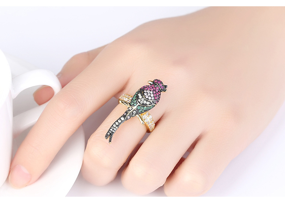 Alloy Fashion Animal Ring (18K-15E08) NHTM0271-18K-15E08