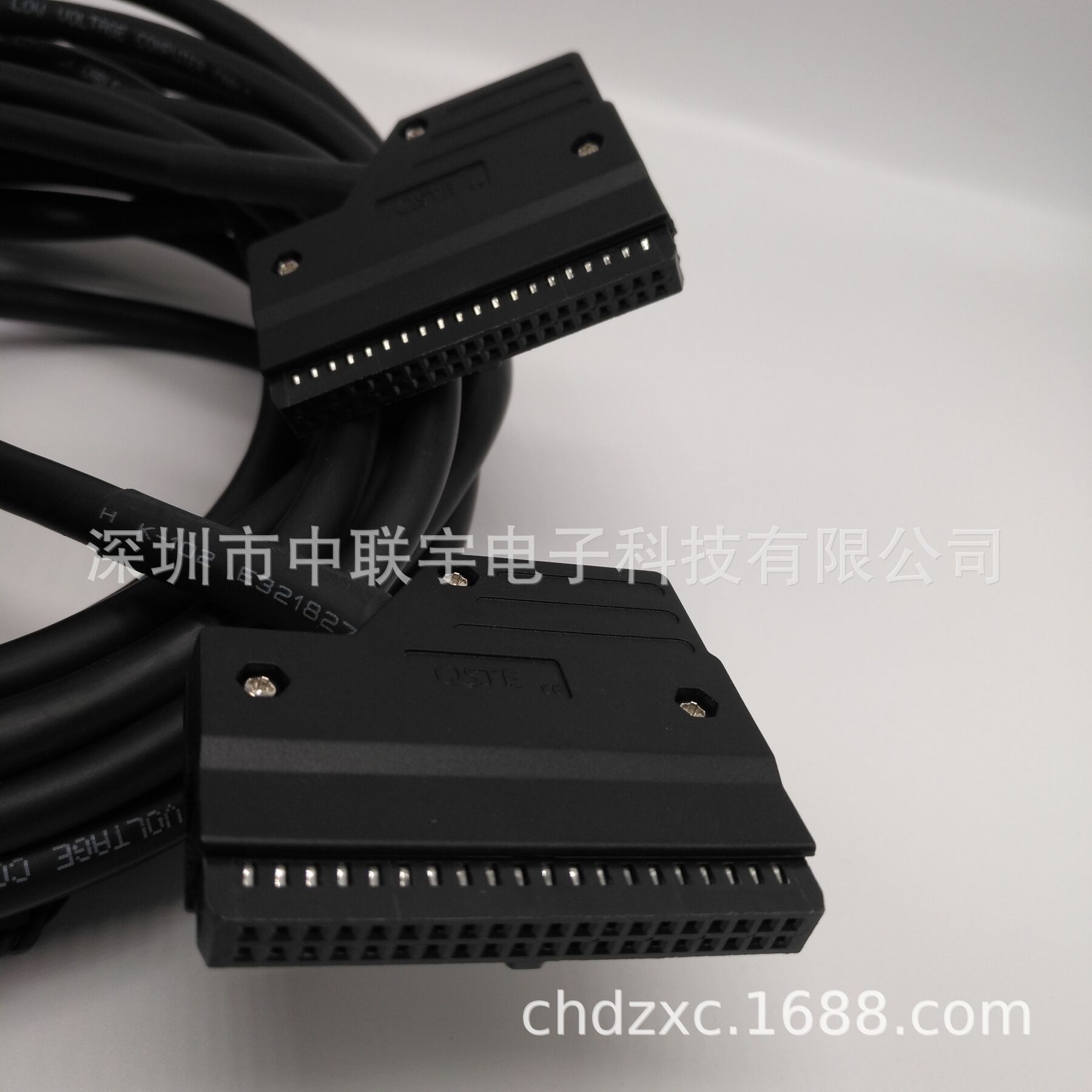 40P对牛角40P AMP1.0 FCN连接线PCL工控连接线伺服配线端子台全铜-阿里巴巴