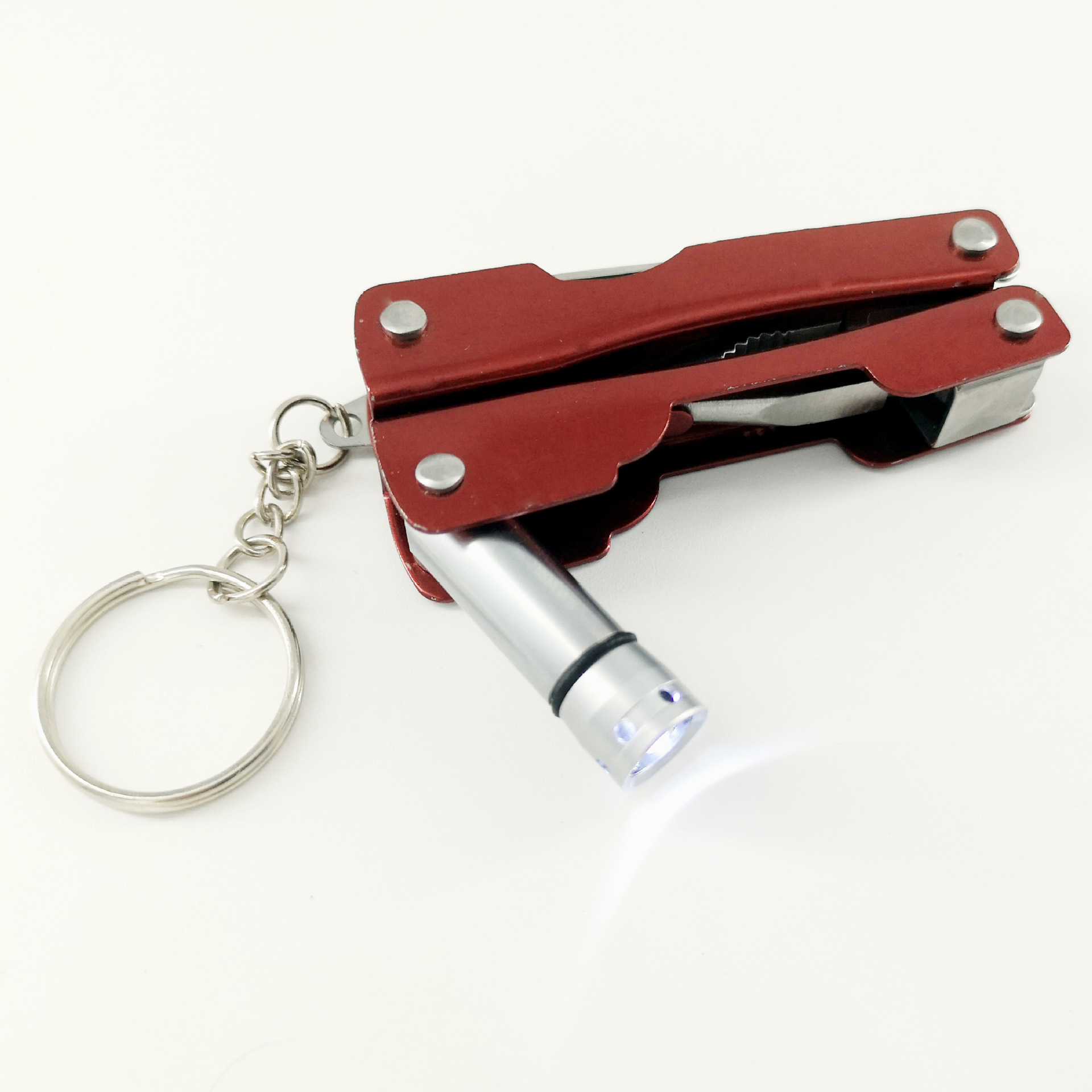 Mini multifunctional folding knife pliers EDC folding tool with LED ...