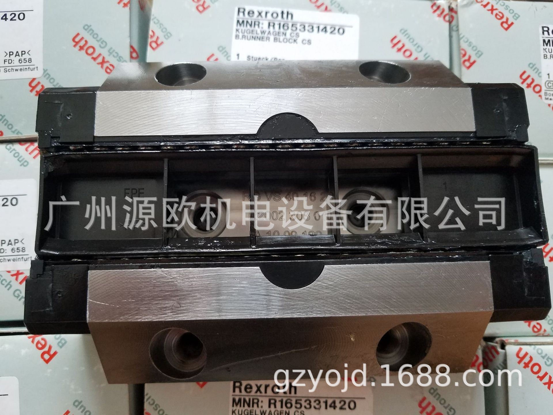 R165341420 原装德国REXROTH力士乐法兰型重载滚珠滑块R1653系列-阿里巴巴