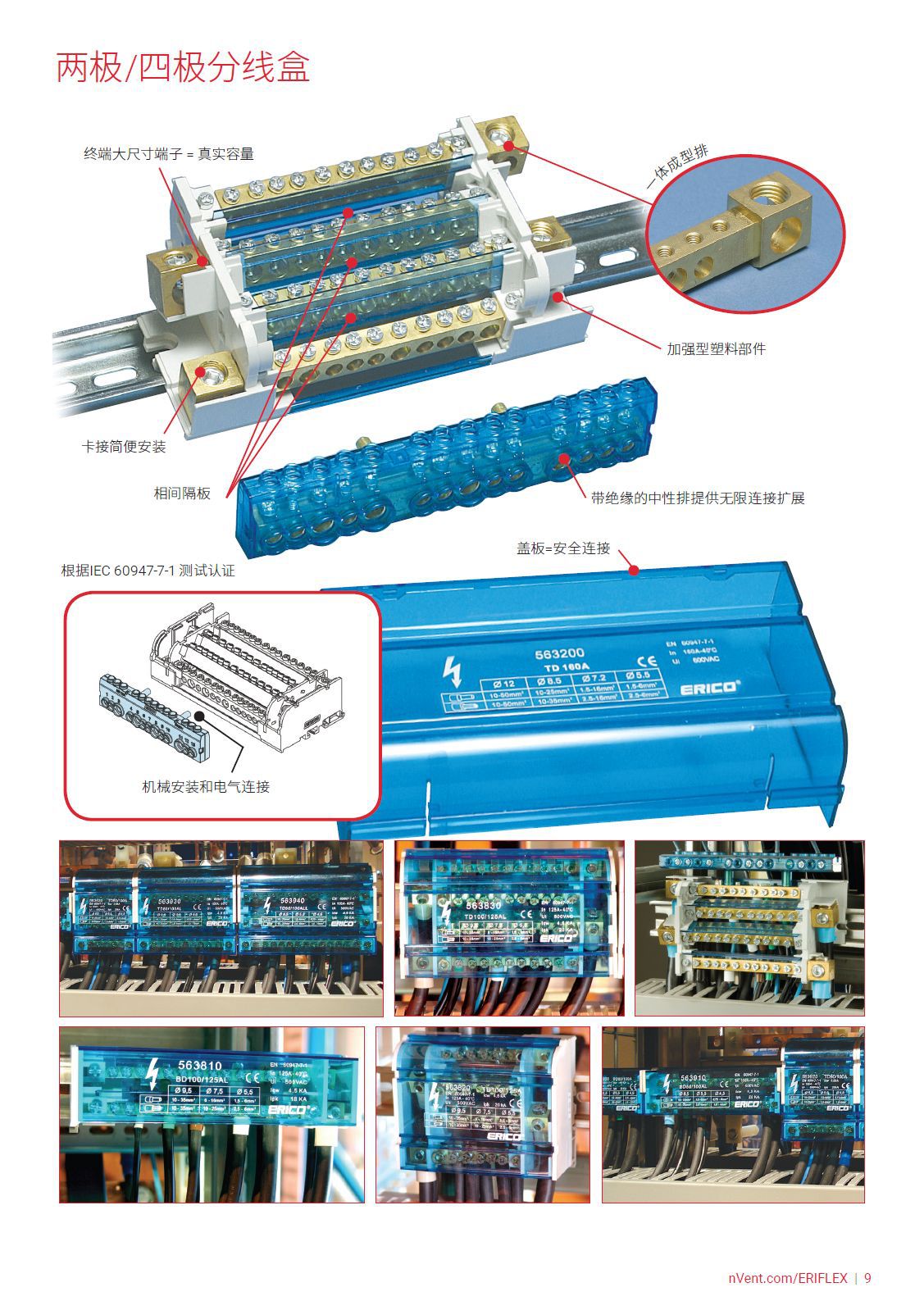 ERIFLEX 分线盒 563840 TD100/125ALL NVENT ERICO-阿里巴巴