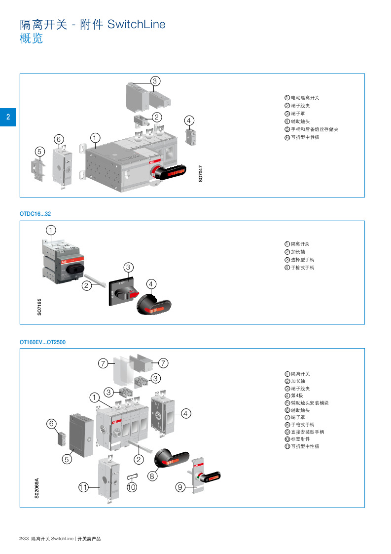 ABB隔离开关端子罩OTS250G1S/4；10040359-阿里巴巴