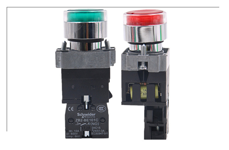 施耐德开关_施耐德带灯// zb2be101c 自复位按钮开关 - 阿里巴巴