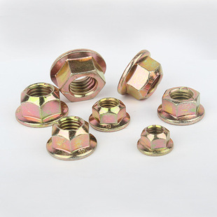 GB6187法兰压点螺母ISO7044全金属法兰面锁紧螺母Q330 331-阿里巴巴