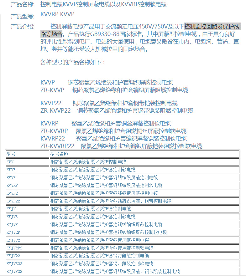 ZR-KVVP控制屏蔽电缆12*1.5阻燃控制电缆批发价格-阿里巴巴